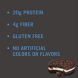 PowerBar Protein Plus Bar, Cookies & Cream, 2.12 Ounce (15 Count)