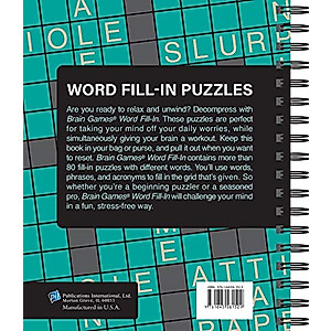 Brain Games - Word Fill-In Puzzles