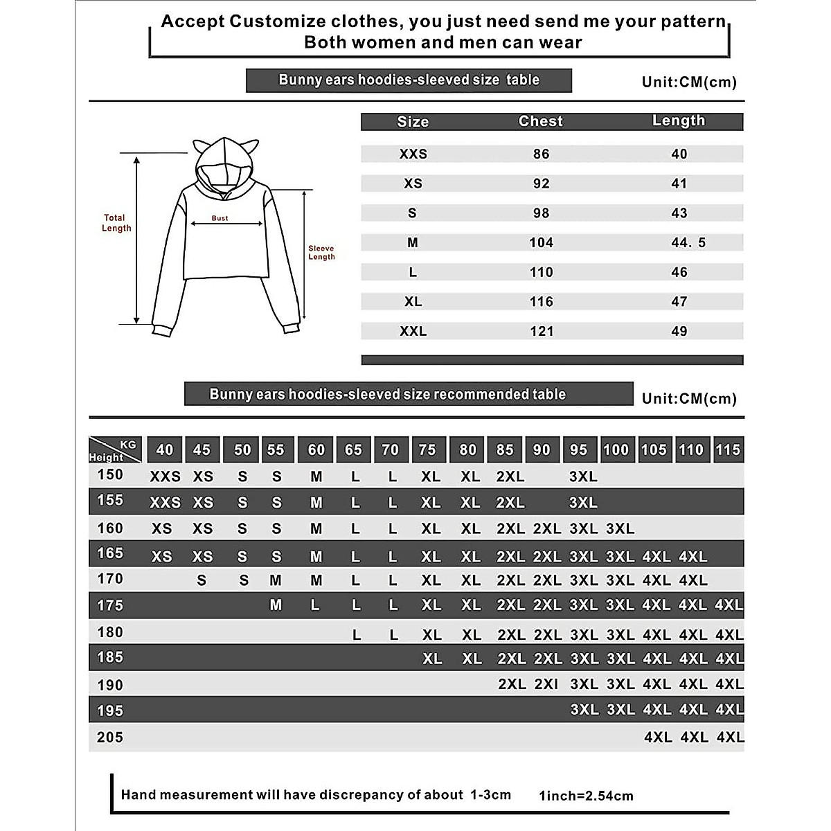 XPLR Sam and Colby Merch Hoodie Female Cat Ear Pullover Sweatshirt Women's Outwear Youthful Clothes (A34409-3,XXS)