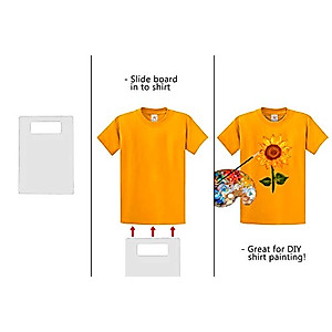 Marketing Holders Shirt Folding Boards 10"w x 12"h Acrylic Clear T Shirting Painting Organize Laundry Neat Creaser for T Shirts Polo Shirts