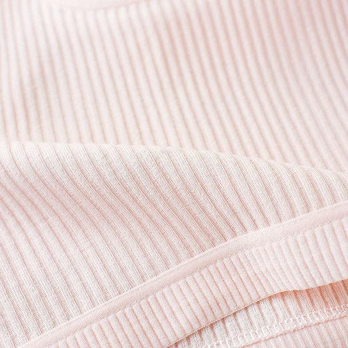 Herepai Training Bras for Girls Seamless Cami Bralettes Sports Striped Vest (7-9 Years, Colors of 6)