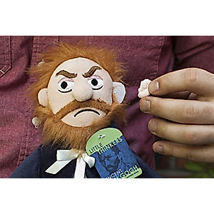 Vincent Van Gogh Doll - 11" Soft Stuffed Plush Little Thinker - Toy for Kids or Adults