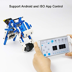 Yahboom Micro bit Building Block Robot Kit 16 in 1 STEM Projects DIY Science Educational Toys for Kids Age 10+ (Build-Super-Kit without Microbit)