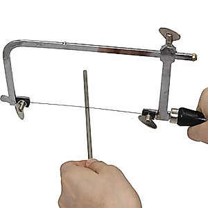 NIUPIKA Jeweler's Saw Frame Adjustable with 144 Blades Professional Jewelry Making Kit