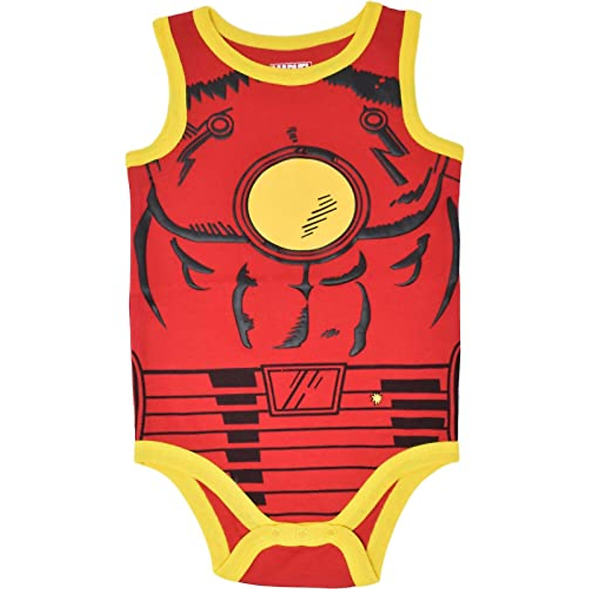 Marvel Avengers Captain America Iron Man Hulk Spider-Man Infant Baby Boys 5 Pack Bodysuits Multicolor 3-6 Months