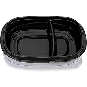 Rubbermaid TakeAlongs Meal Prep 50-Piece Food Storage Containers, Red