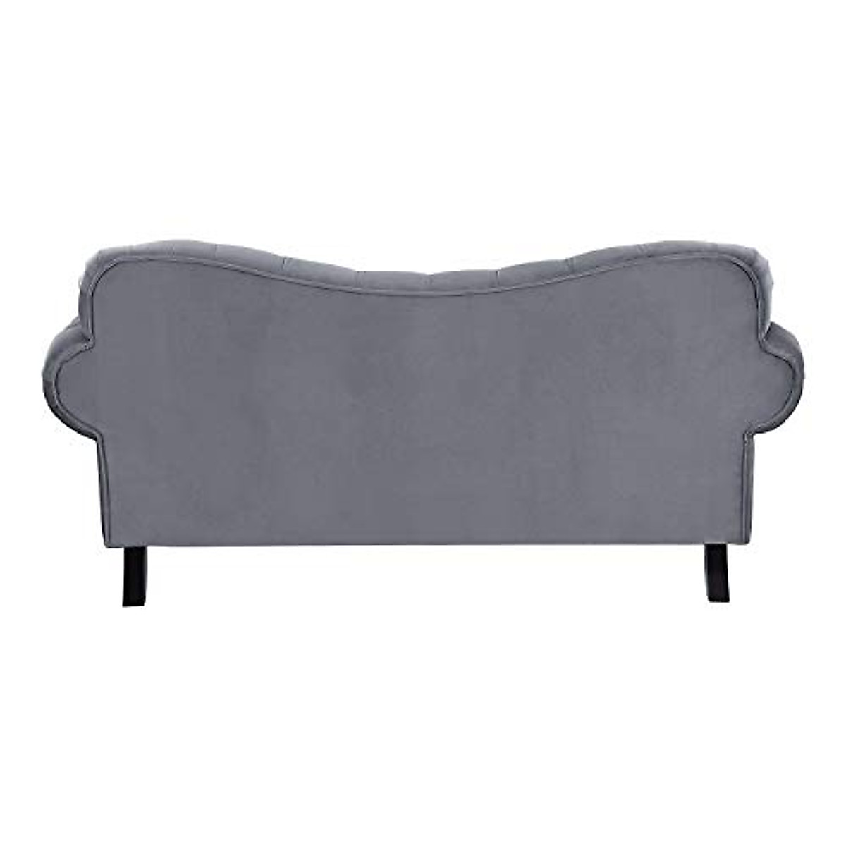 Lexicon Cruz Living Room Loveseat, Dark Gray