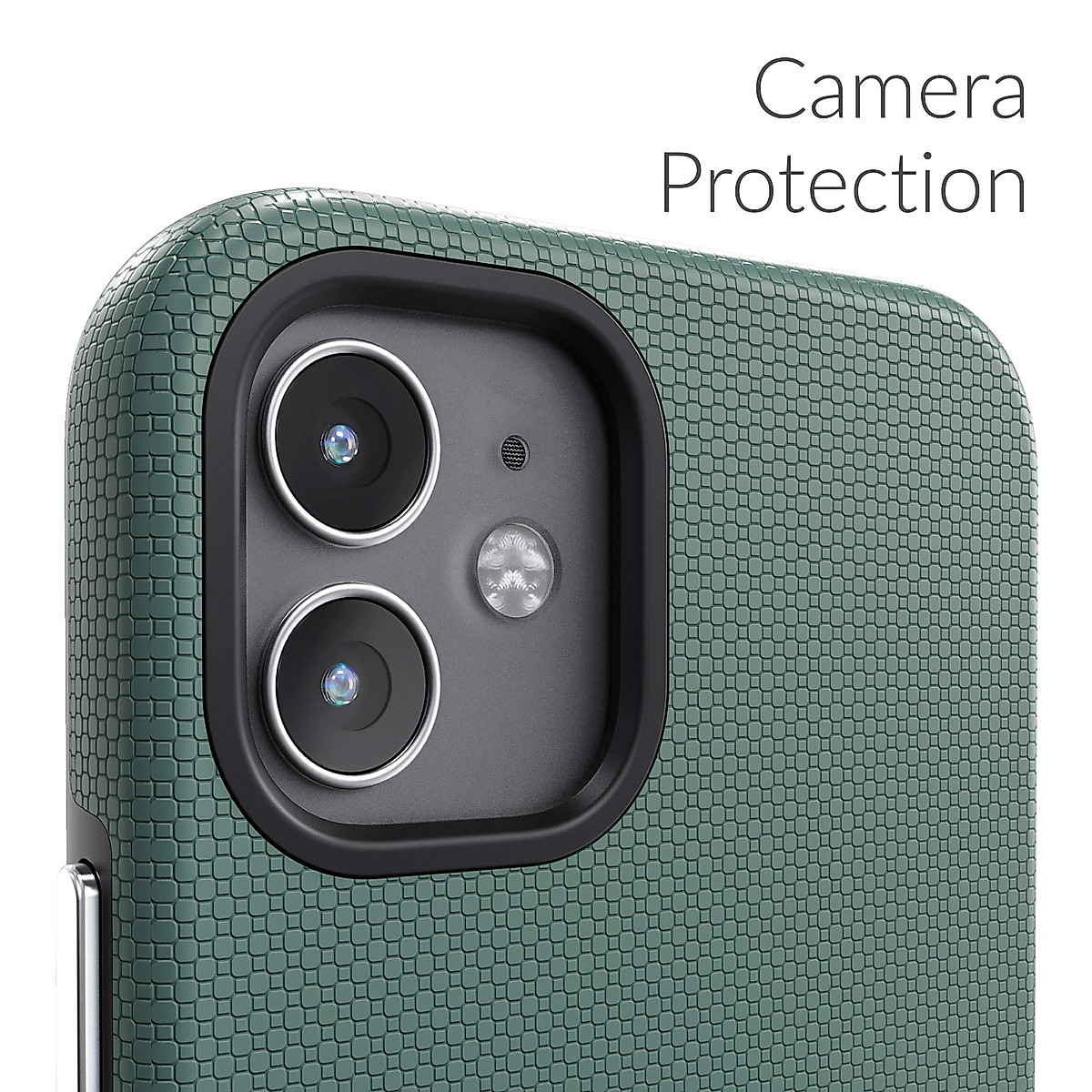 Crave iPhone 12 Mini Case, Dual Guard Protection Series Case for iPhone 12 Mini (5.4 inch) - Forest Green
