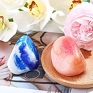 BODY & EARTH Soap Bars 12 Pcs Soap Rocks with Natural Organic Ingredients & Essential Oil, Body Face Hand Gemstone Soap Gift Sets for Women & Men Moisturizes, Best Gift Idea for Christmas