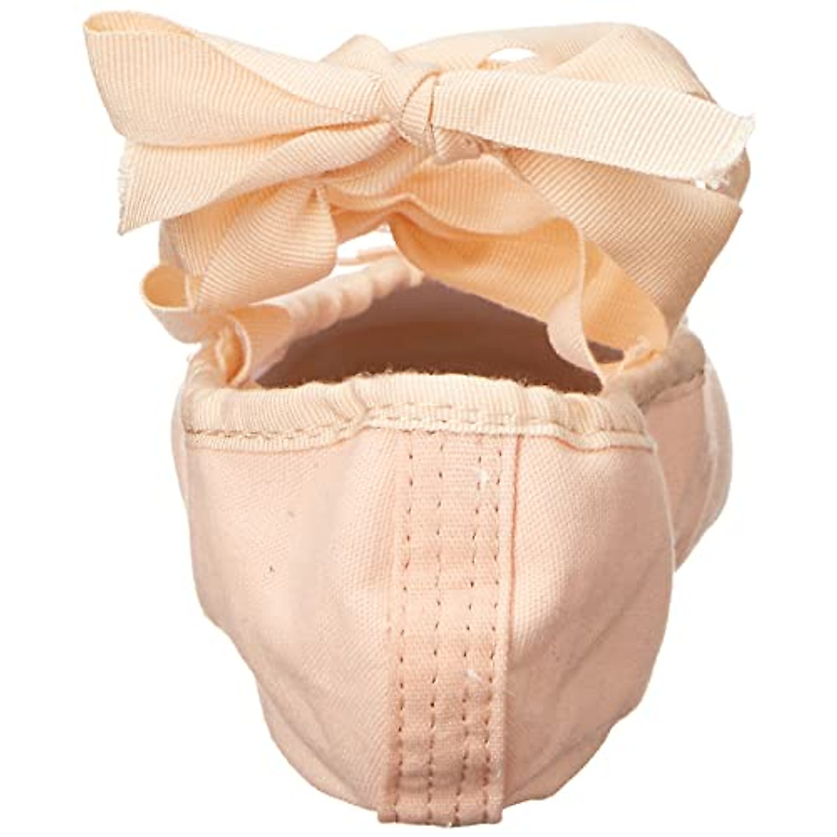 Women's Ballet Pointe Shoes Canvas Professional Dance Shoes for Girls with Toe Pad Beige 10 M Women