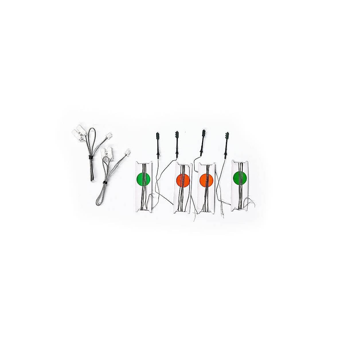 Woodland SCENICS Pedestal Traffic Light 4 Pack HO Scale