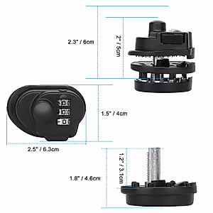 UrbanX Professional Trigger Lock - 3 Digit Combination Lock for Beretta 90two 9×19mm Parabellum - Fits Pistols, Rifles, BB Rifles & Shotguns - 1 Pack