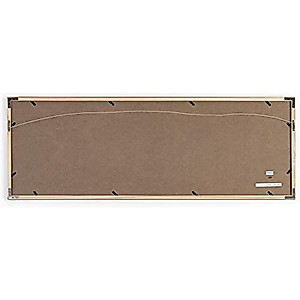 Displays2go 40" x 13.5" Extra-Wide Format Picture Frame, Wood Molding - Dark Brown Finish (PNFA40135W)