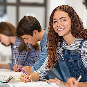 EOOUT 12pcs Ballpoint Pen with Stylus Tip, Soft Touch Click Metal Pen, Stylus Pen for Touch Screens, 1.0 mm Black Ink 12 Colors