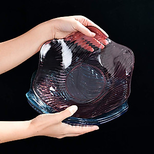 Hemoton Plastic Salad Bowl Fruit Bowl Plate Snack Dish Dessert Bowl Food Serving Bowls for Bread Snacks Vegetables Candy Appetizer Potpourris