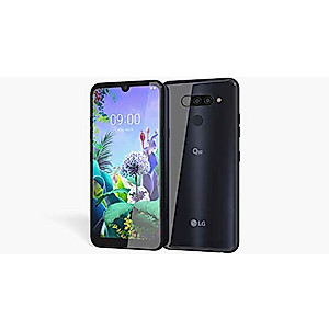 LG Q60 (64GB, 3GB RAM) 6.26" HD+, AI Cam, US + Global 4G LTE GSM Factory Unlocked - LM-X525HA - International Model (Black, 64GB)