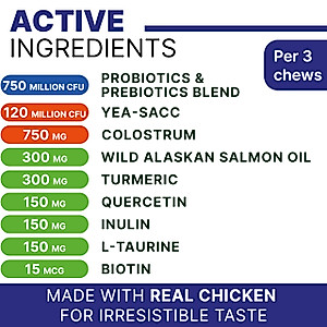 Allergy Relief + Advanced Hemp Hip & Joint for Dogs Bundle - Chondroitin Turmeric MSM Hemp Oil + w/Probiotics + Omega 3 + Colostrum - Skin&Coat + Immune Supplement - 300Ct - Made in USA