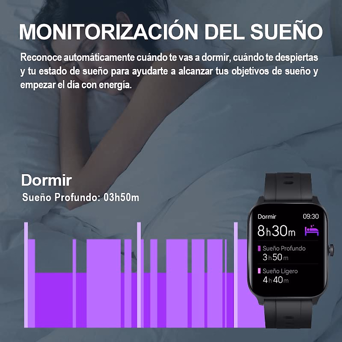 FITUP GT5S Fashion Thin and Light Smart Watch, Heart Rate, Sleep Monitoring, Blood Pressure, Blood Oxygen, IP68 Waterproof, Fitness Tracker, Support Alexa Build-in, SmartWatche(Black)