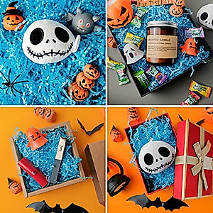 AIRGAME Crinkle Cut Paper Shred Filler (1/2 LB) for Gift Wrapping & Basket Filling - Light Blue.