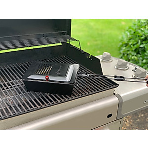 Outset Grill Pop, Non-Stick Popcorn Tray With Removable Handle