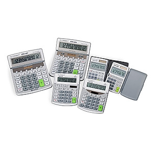 Q-Connect Silver Large 12-Digit Pocket Calculator KF01603