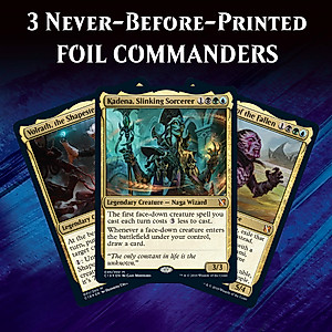 Magic: The Gathering Commander 2019 Faceless Menace Deck | 100-Card Ready-to-Play Deck | 3 Foil Commanders