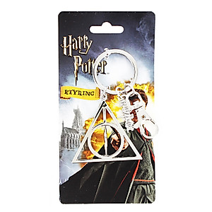 Monogram International Harry Potter Deathly Hallows Pewter Key Ring