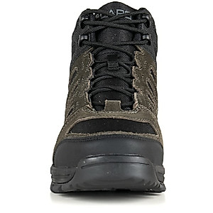 LAPG Terrain Dark Charcoal Mid Hiking Boots for Men, Men's Lightweight Hiking Boots, Ankle Hiking Boots for Men - 4-Standard