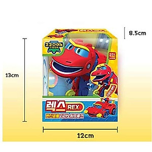 GoGo Dino Dinosaur Exploration Transformation Robot Rex Transformation Dinosaur Tyrannosaurus + 2 Dinosaur Stickers