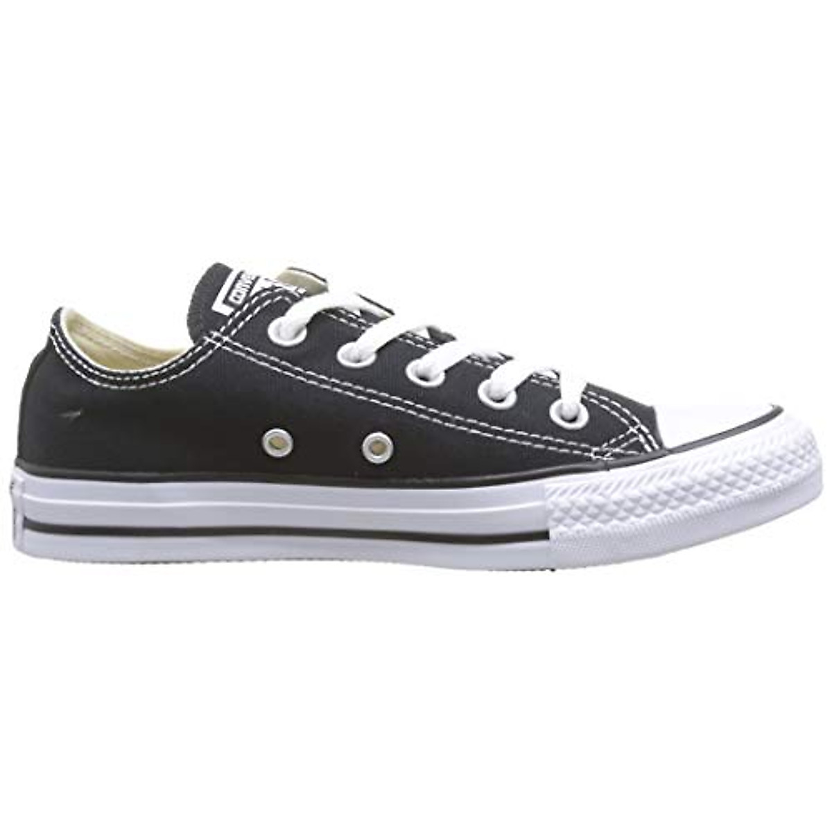 Converse Unisex Chuck Taylor All Star Low Top Sneaker Black/White 9 Women/7 Men