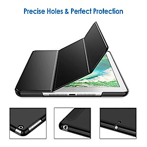 JETech Case for iPad Air 1st Edition (NOT for iPad Air 2/3/4/5), 9.7 Inch, Smart Cover with Auto Wake/Sleep (Black)