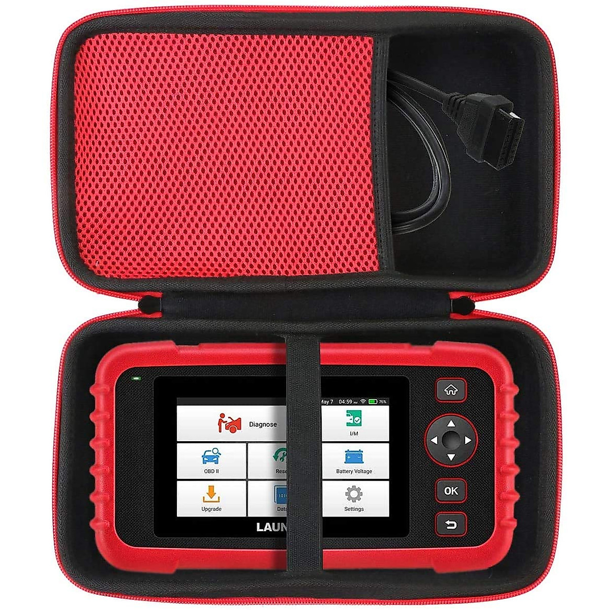 Khanka Hard Travel Case Replacement for Compatible with Launch OBD2 Scanner CRP129X Car Code Reader Scan Tool