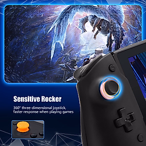 ECHZOVE Switch Controller Grip, Ergonomic Switch Wireless Controller with Six-Axis Gyroscope for Gravity Induction, Twin Motor Vibration, Power-Charging Input Port(NOT for Switch OLED)