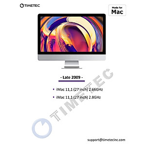 Timetec 16GB KIT(2x8GB) Compatible for Apple DDR3 1067MHz / 1066MHz PC3-8500 RAM for Mac Book (Mid 2010 13-inch), Mac Book Pro (Mid 2010 13-inch), iMac (Late 2009 27-inch), Mac Mini (Mid 2010) MAC RAM