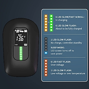 Beleeb MPPT Bluetooth Solar Charge Controller 12V 10 Amp, Voltage Adjustable Solar Panel Regulator with APP for Sealed Flooded Gel AGM Lithium LiFePO4 User-Customized Battery Charging