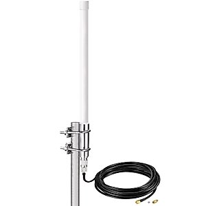 Bingfu Lora Antenna 915mhz outperforms 5.8 dbi 8dbi Helium Antennas in Some Use Cases - 4dbi with 10ft Cable for MNTD RAK V2 Nebra Bobcat 300 Sensecap M1 HNT Helium Hotspot Miner SyncroBit Gateway