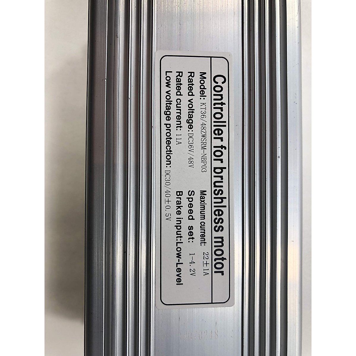 NBPower 36V/48V 500W 22A Brushless DC Motor Controller Ebike Controller +KT-LCD8H Color Display One Set，Used for 500W Ebike Kit.