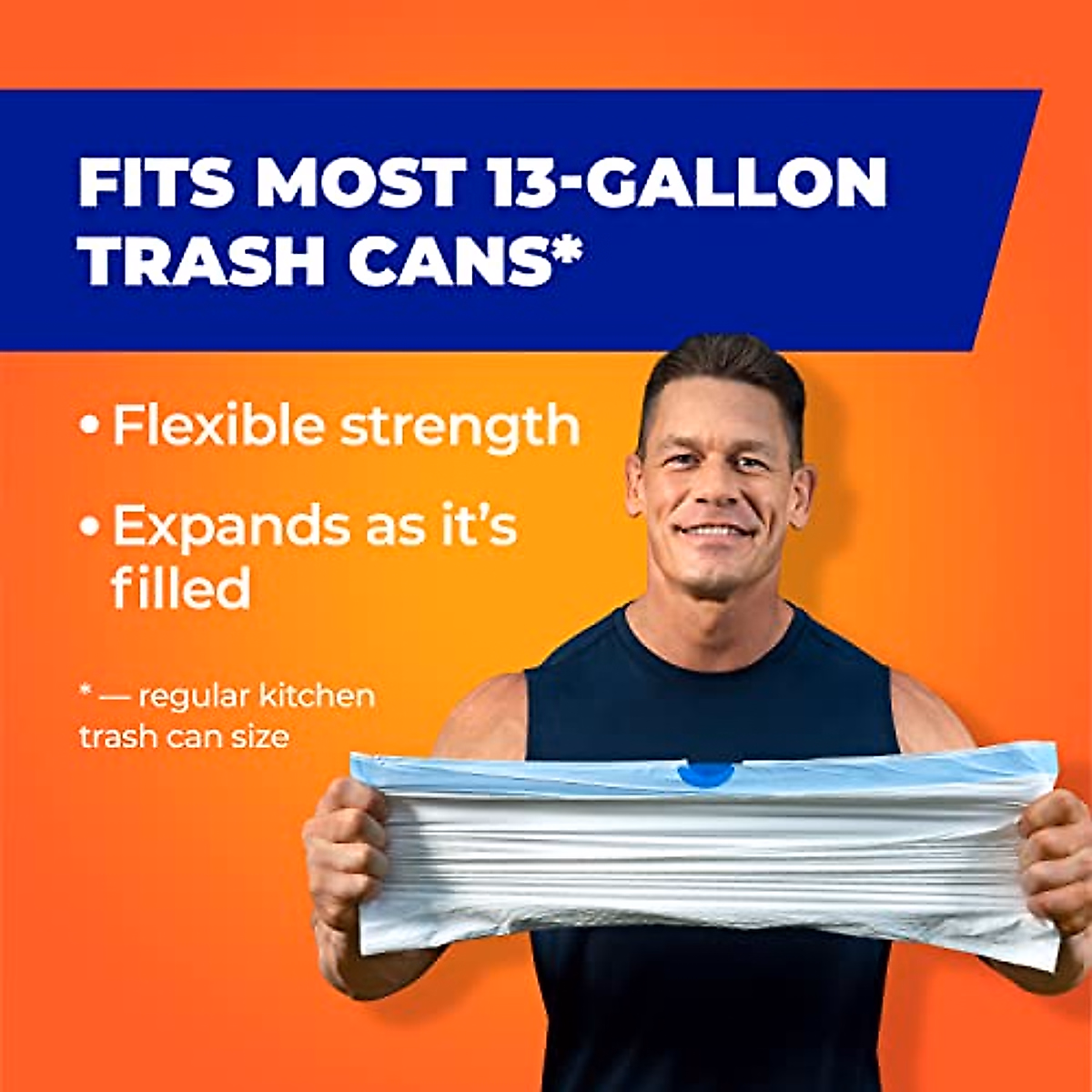 Hefty Ultra Strong Tall Kitchen Trash Bags, Citrus Twist Scent, 13 Gallon, 110 Count