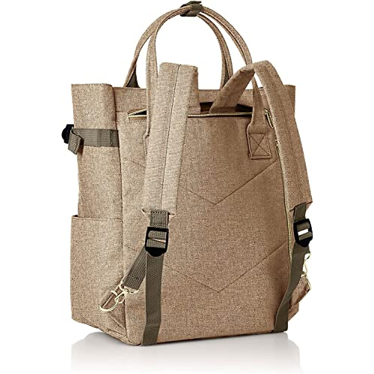 anello(アネロ) Anero POST ATC1225Z 2-Way Backpack, A4, Multiple Storage, Beige
