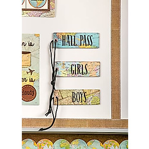Teacher Created Resources Travel The Map Magnetic Hall Pass (TCR77476)