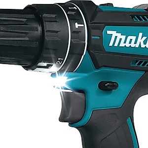 Makita XPH10R 18V Compact Lithium-Ion Cordless Hammer Driver-Drill Kit (2 Amp), 1/2"
