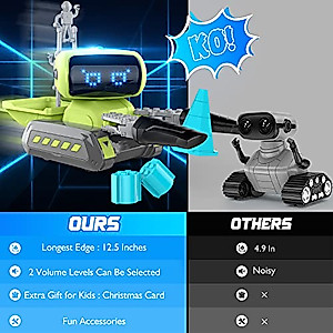 Uarzt Robot Toys for Kids 3-5 5-7 8-12, [12.5 Inch] RC Programmable Robots for Kids 3-5 6-8 8-12, Remote Control Robot, for 3 4 5 6 7 8-12 Year Old Boys Girls Kids Birthday 2022