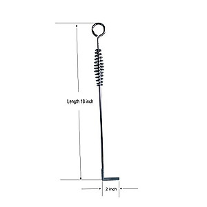 Dracarys BBQ Ash Tool Poker, Big Green Egg Accessories kamado Joe Charcoal Smoker Wood Burning Stove ash Rake Grilling Accessories Charcoal Garden Tools Grill Poker Cleaning Tools Wood Corner Cleaner