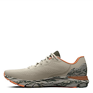Under Armour Women's HOVR Sonic 6 Camo, (100) Summit White/Summit White/Orange Tropic, 9, US