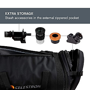 Celestron Tripod and 9.25" Telescope Storage Bags Bundle