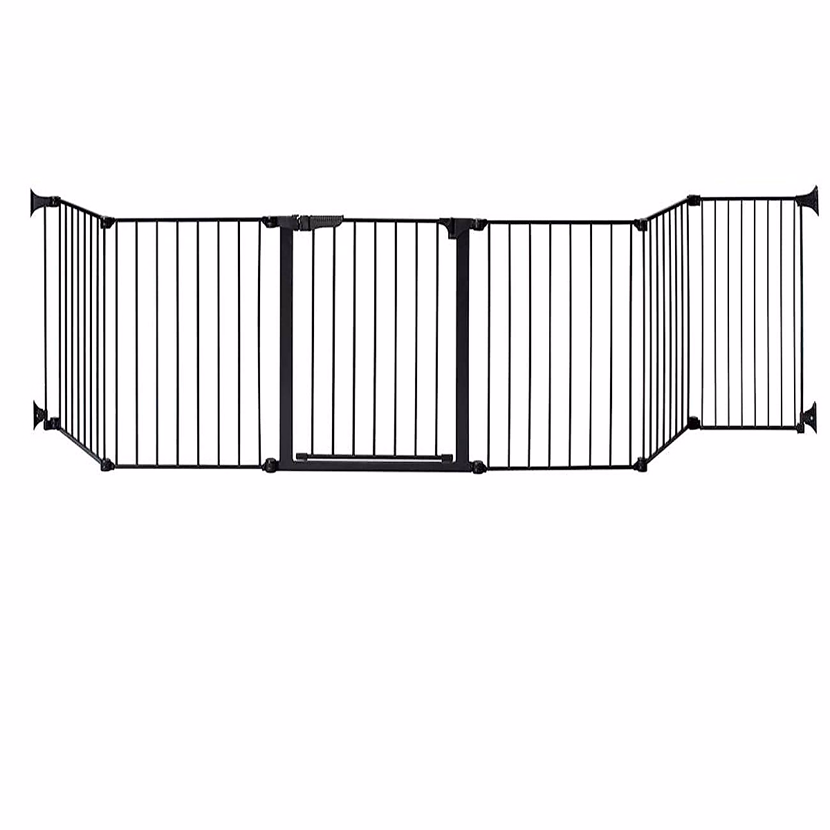 KidCo G6600 Hearth Gate Black Bundle Fits 152” (2) Items (1) G3111 and (1) G4311