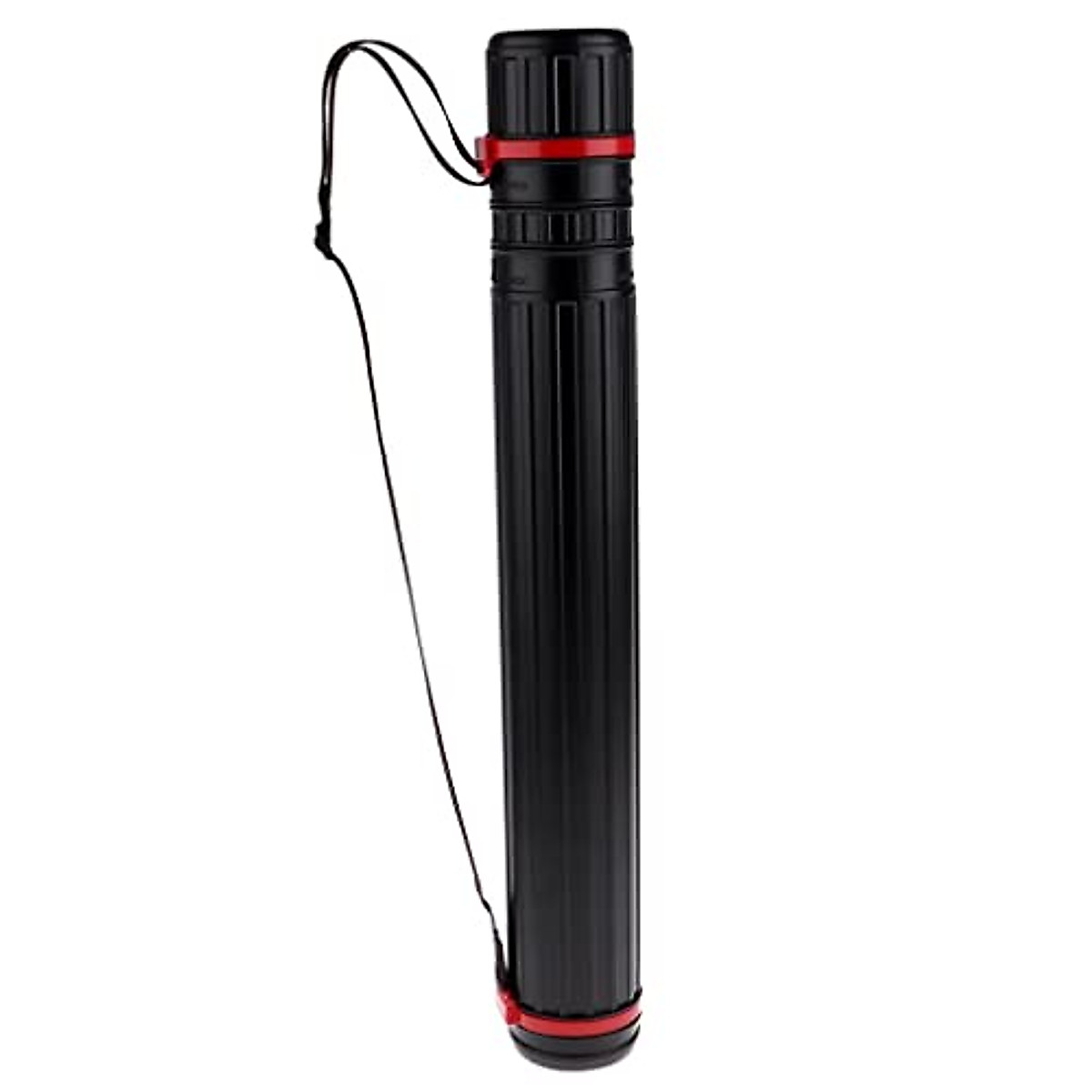 Fityle 3 Sizes Plastic Drawing Tube Blueprint Carrier Case Telescoping Document Storage Expandable Carrying Tube Artists Supplies, Portable - 80 x 650mm