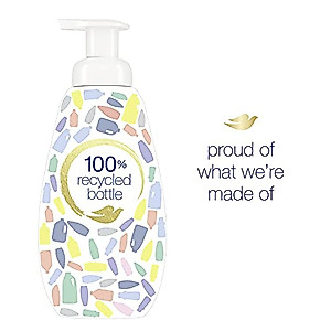 Dove Instant Foaming Body Wash for Soft, Smooth Skin Deep Moisture Cleanser That Effectively Washes Away Bacteria While Nourishing Your Skin, White, 13.5 Oz, Pack of 4