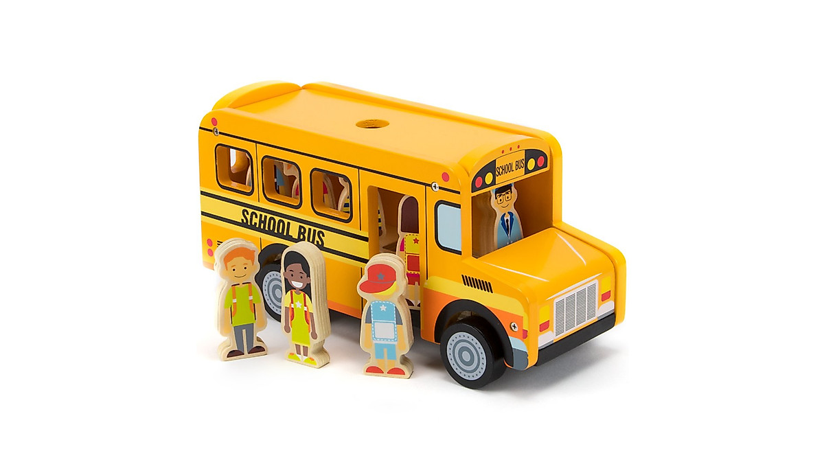 Imagination Generation School Bus Play Set for Kids