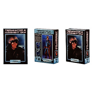 NECA Collectible Ultimate T-1000 Motorcycle Cop Terminator 7" Scale Action Figure